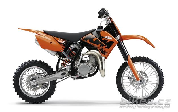 KTM 85 SX - 2006 - technické parametry, názory motorkářů, servisní manuály