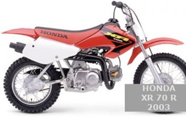 Honda XR 70 R - 2003 - technické parametry, názory motorkářů, servisní ...