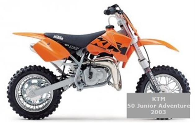 KTM 50 Junior Adventure - 2003 - technické parametry, názory motorkářů ...