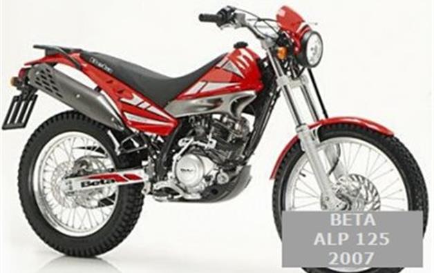 Beta Alp 125 - 2007 - technické parametry, názory motorkářů, servisní ...