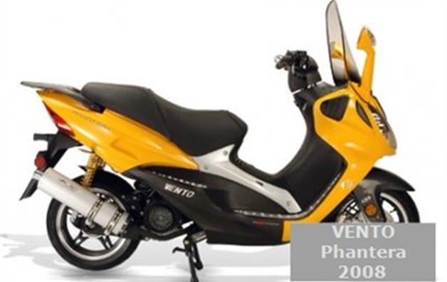 Vento Phantera - 2008 - technické parametry, názory motorkářů, servisní ...