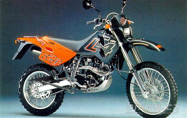 KTM LC4 400/620/SIX DAYS WINNER - 1998 - technické parametry, názory ...