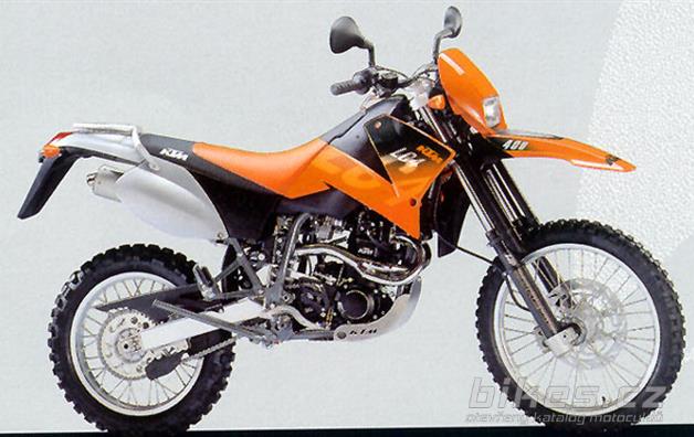 KTM LC4-E 400 ENDURO - 1999 - technické parametry, názory motorkářů, servisní manuály