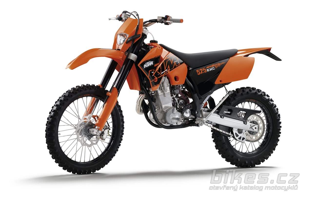 KTM 525 EXC Racing - 2006 - technické parametry, názory motorkářů ...