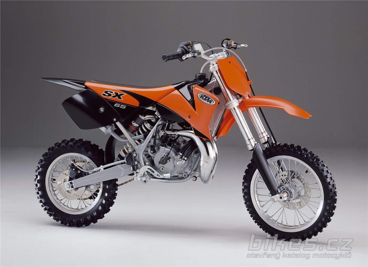 KTM 65 SX - 2003 - technické parametry, názory motorkářů, servisní manuály