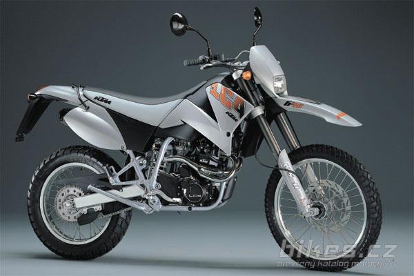 KTM 640 LC4-E silver 12 lt. - 2000 - technické parametry, názory motorkářů, servisní manuály