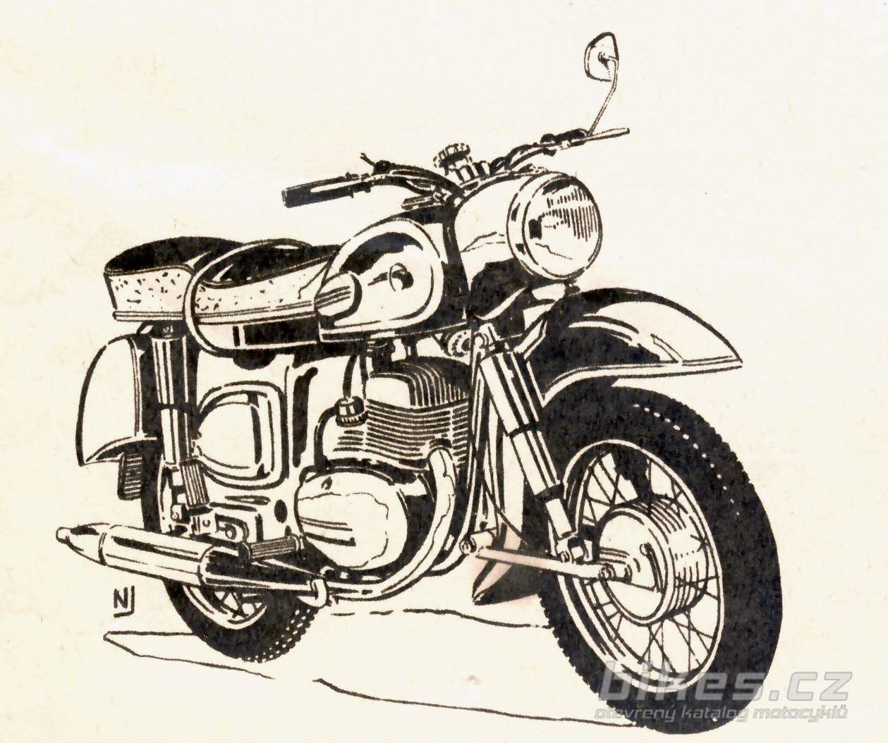 MZ ES 300 - 1964 - technické parametry, názory motorkářů, servisní manuály